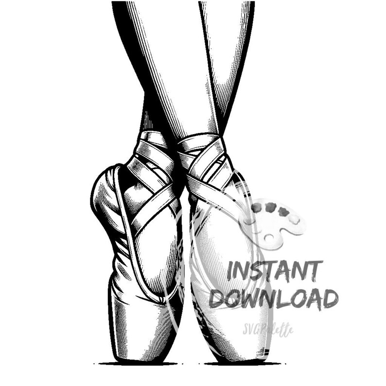 Ballet Slippers SVG Bundle - Etsy