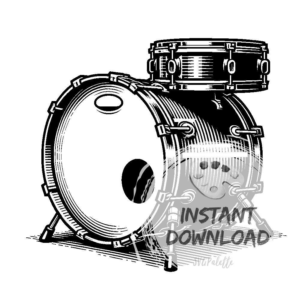 Bass Drum SVG Bundle - Etsy