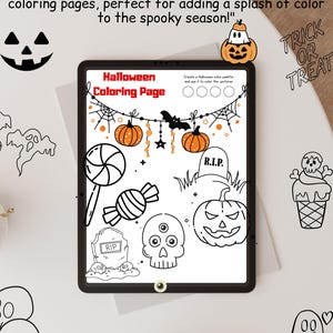 Halloween Printable Activity Bundle Book for Kids - Etsy