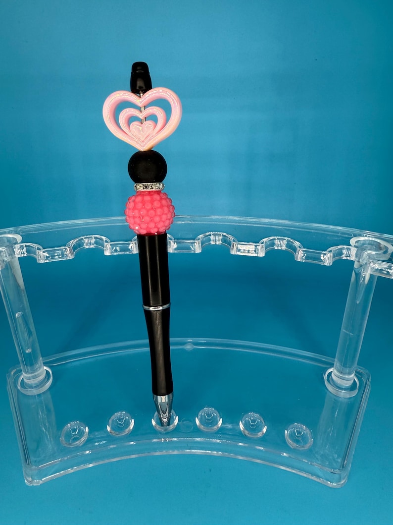 Beaded Heart Ballpoint Pens - Etsy