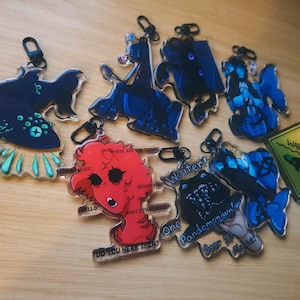 Pressure Roblox Keychains: Sebastian Solace, Eyefestation, Void Locker ...