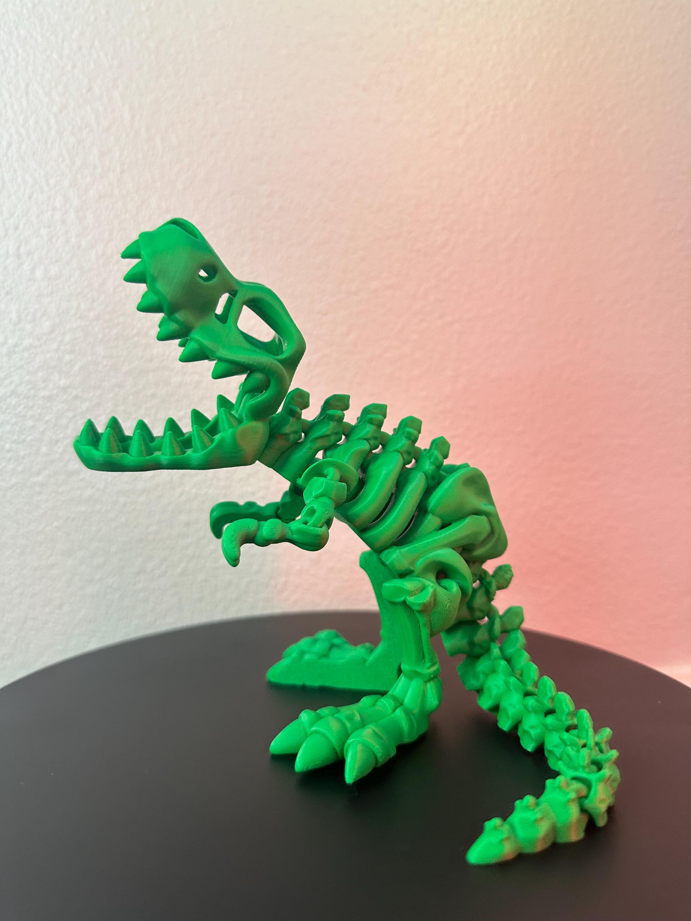 Flexi T-rex Dino Toys - Etsy