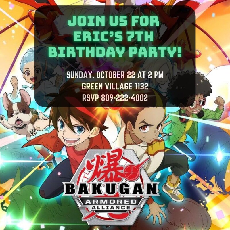 Bakugan Birthday - Etsy