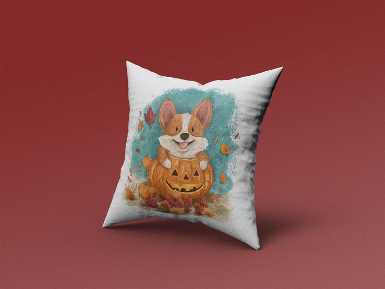 Halloween Corgi Pumpkin Pack: Vector, PNG & PDF - Commercial Use ...