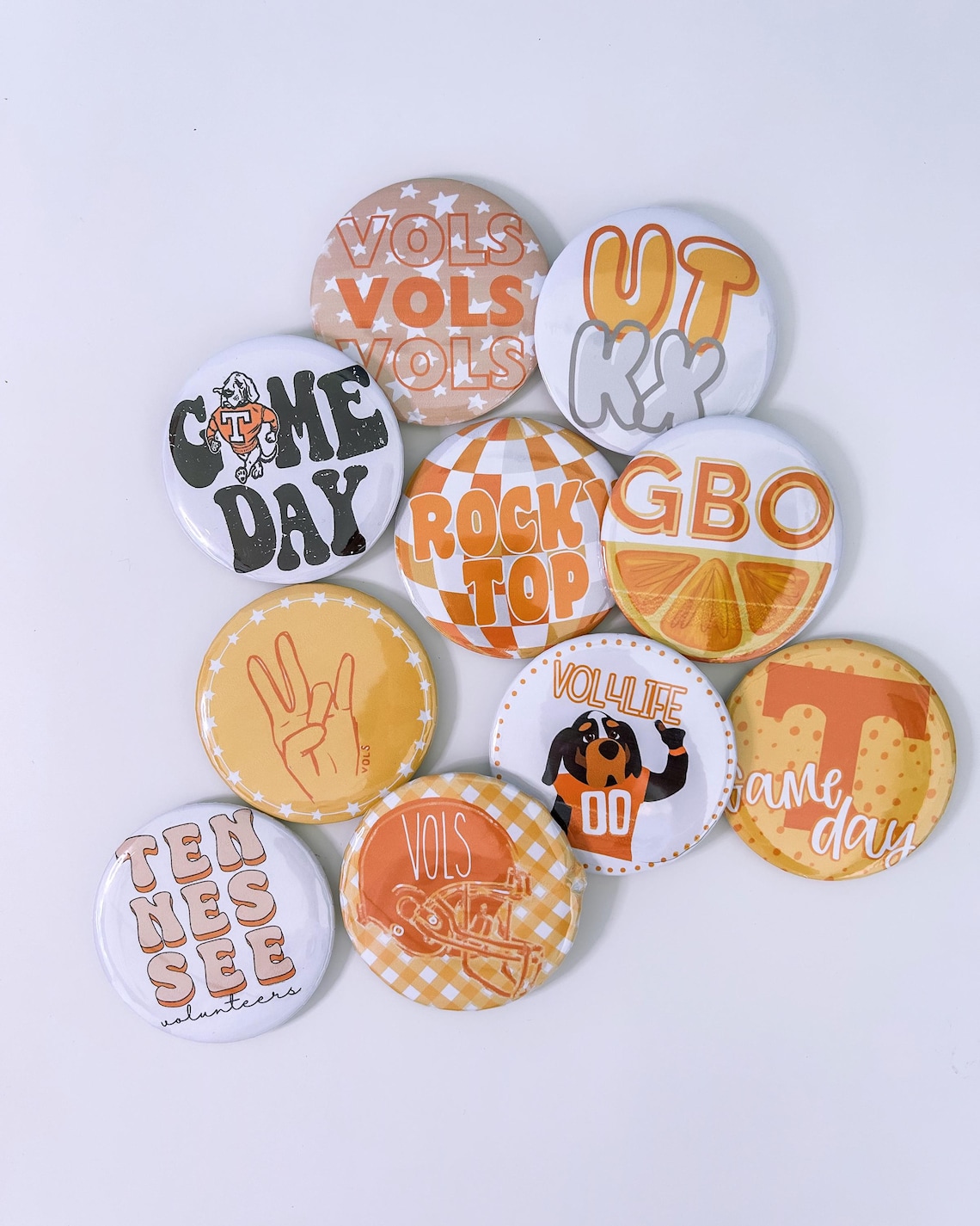 University of Tennessee GAMEDAY BUTTONS - Etsy