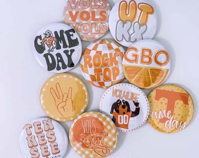 UT Gameday Buttons - Etsy