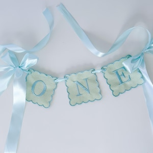 Custom Baby Name Banner, Scallopped Bow Name Banner, Embroidered Baby ...