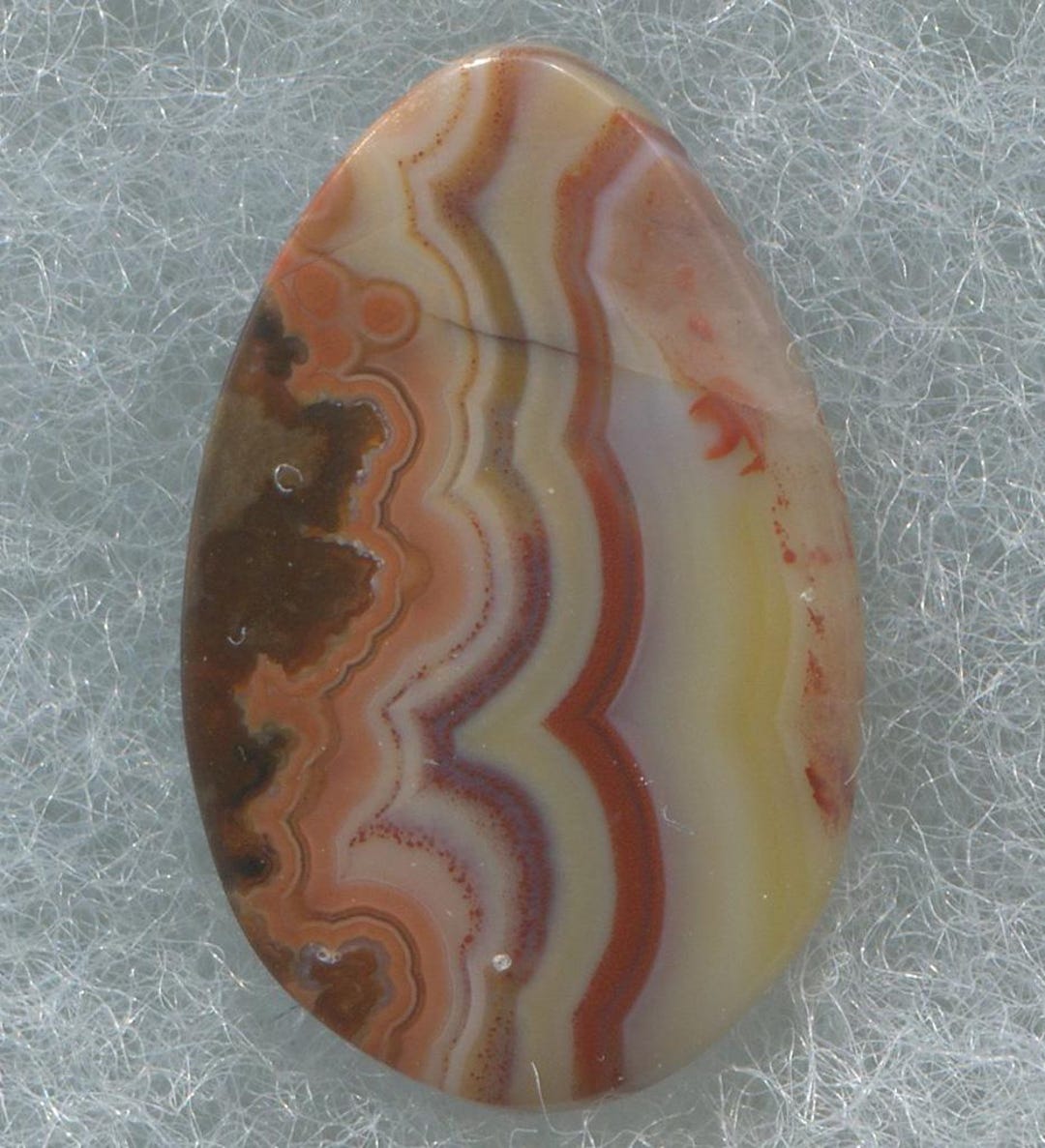Ring Size Teepee Canyon Agate Designer Cabochon From the Black Hills of ...