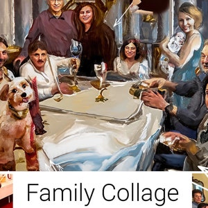 Build Family Photo Collage Art, Bring Family Members or Groups Together ...