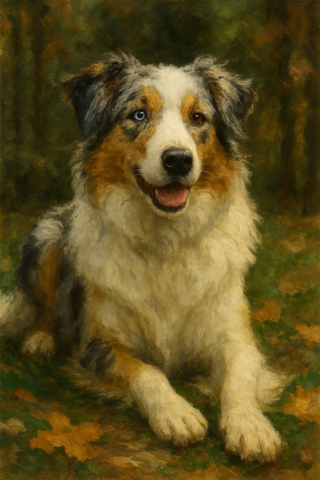 Custom Pet Portrait From Photo – Classic Style Dog or Cat Painting ...