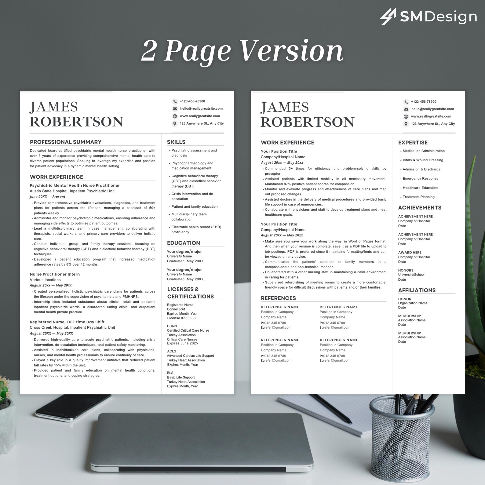 Pmhnp Resume, Resume Template Nursing Student, Nursing Resume ...