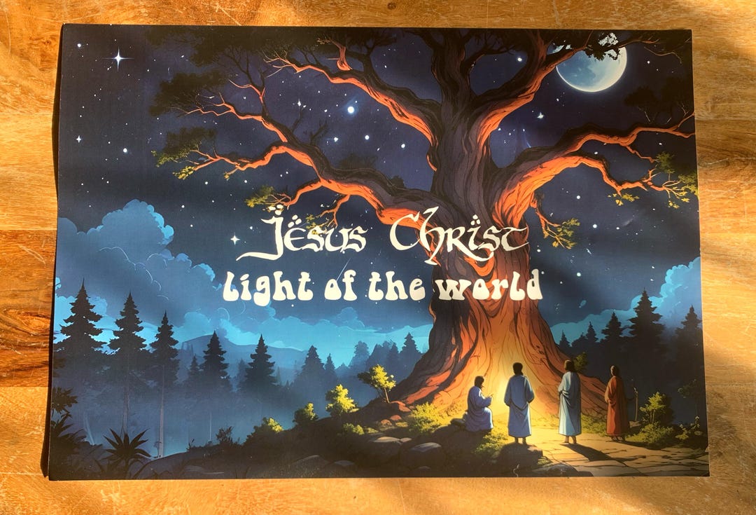 Jesus Christ - Light of the World Poster / Print Size A3 - Etsy