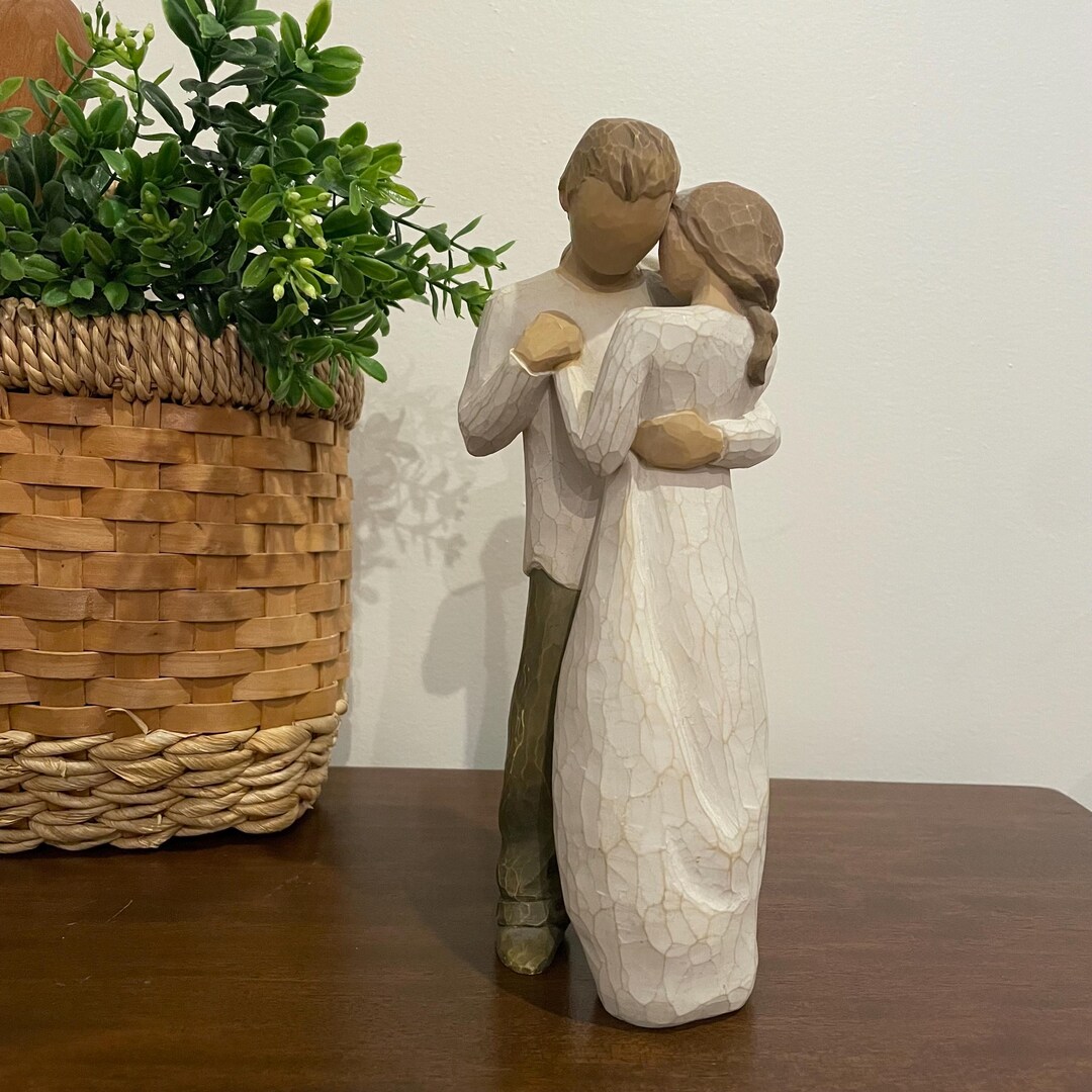Willow Tree Promise Figurine. Vintage Couple Figurine. Shelf Decor ...