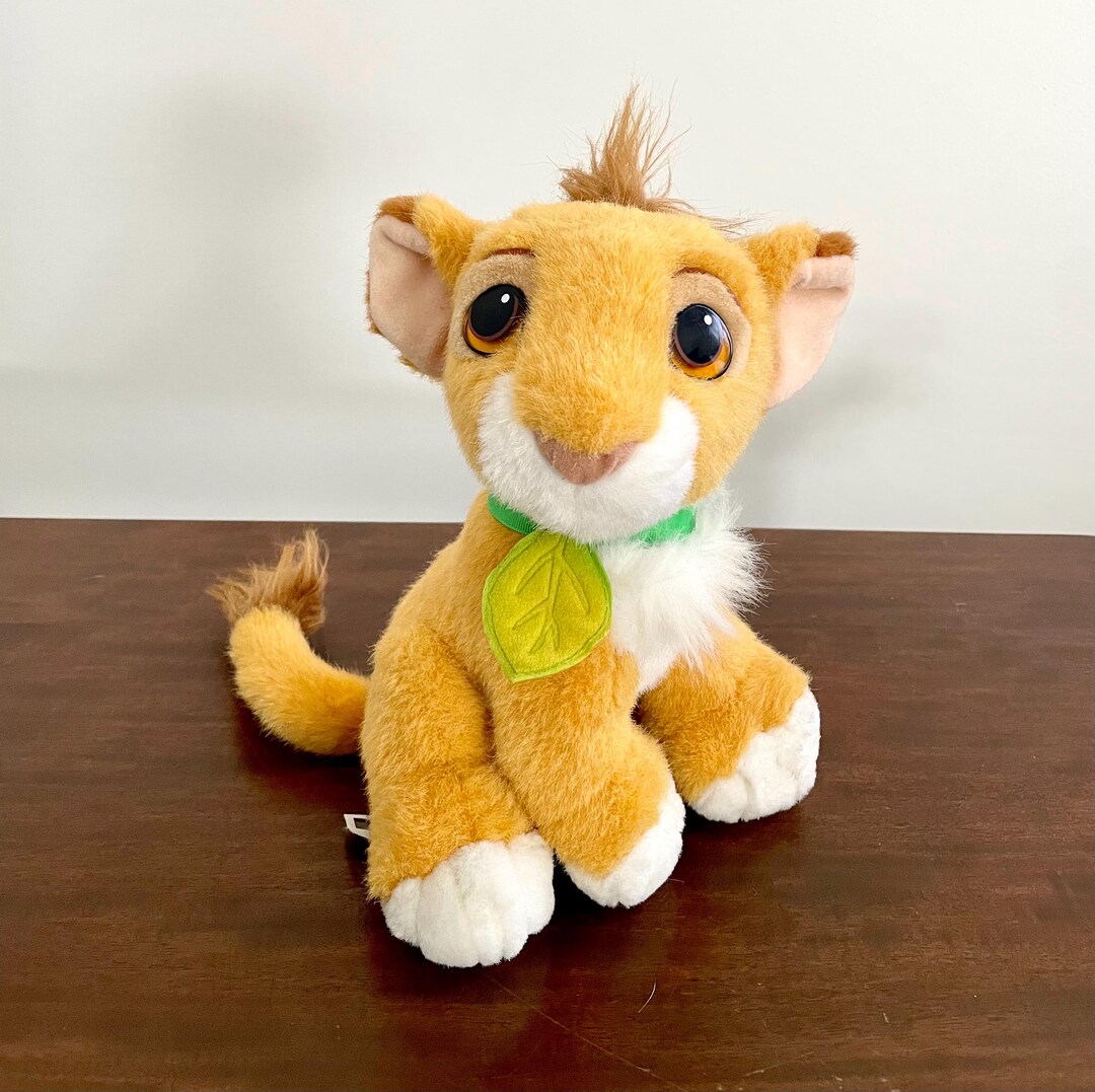 Vintage 1993 Purring Baby Simba. the Lion King Plush Lion. Retro Kids ...