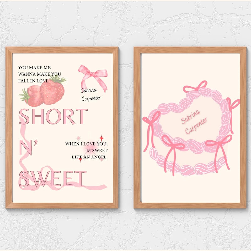 Sabrina Carpenter Short N Sweet Poster - Etsy