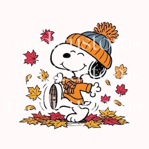 Snoopy Fall/halloween Digital Download: Nostalgic Wall Art - Etsy