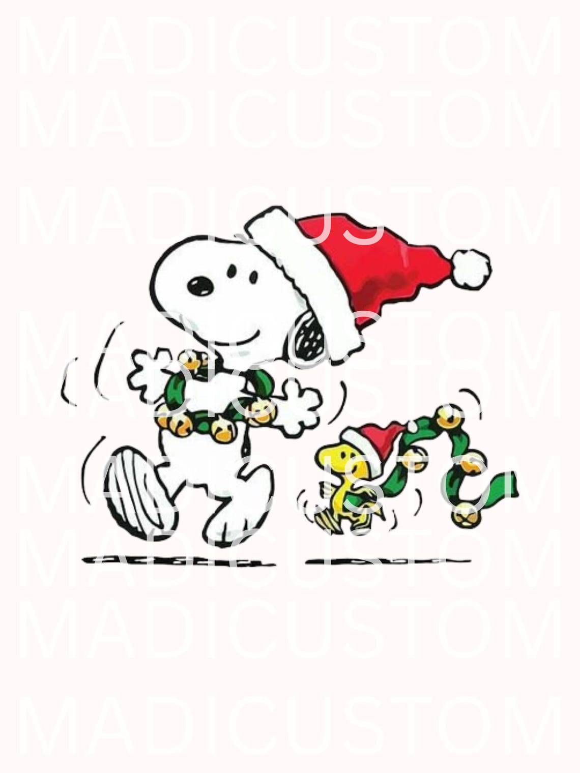 Snoopy and Woodstock Christmas/winter Picture (digital Download) - Etsy