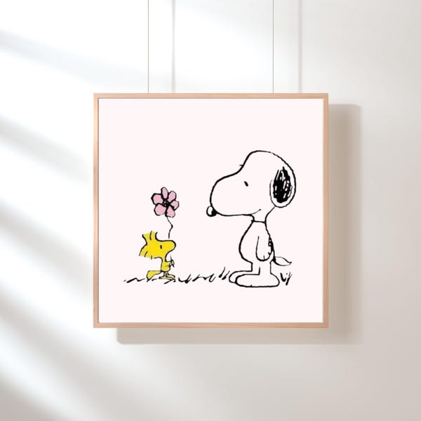 Snoopy Original Poster - Etsy