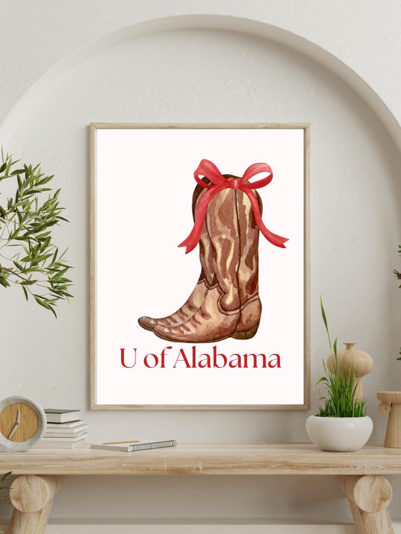 University of Alabama College Aesthetic Wall Art INSTANT DOWNLOAD ...