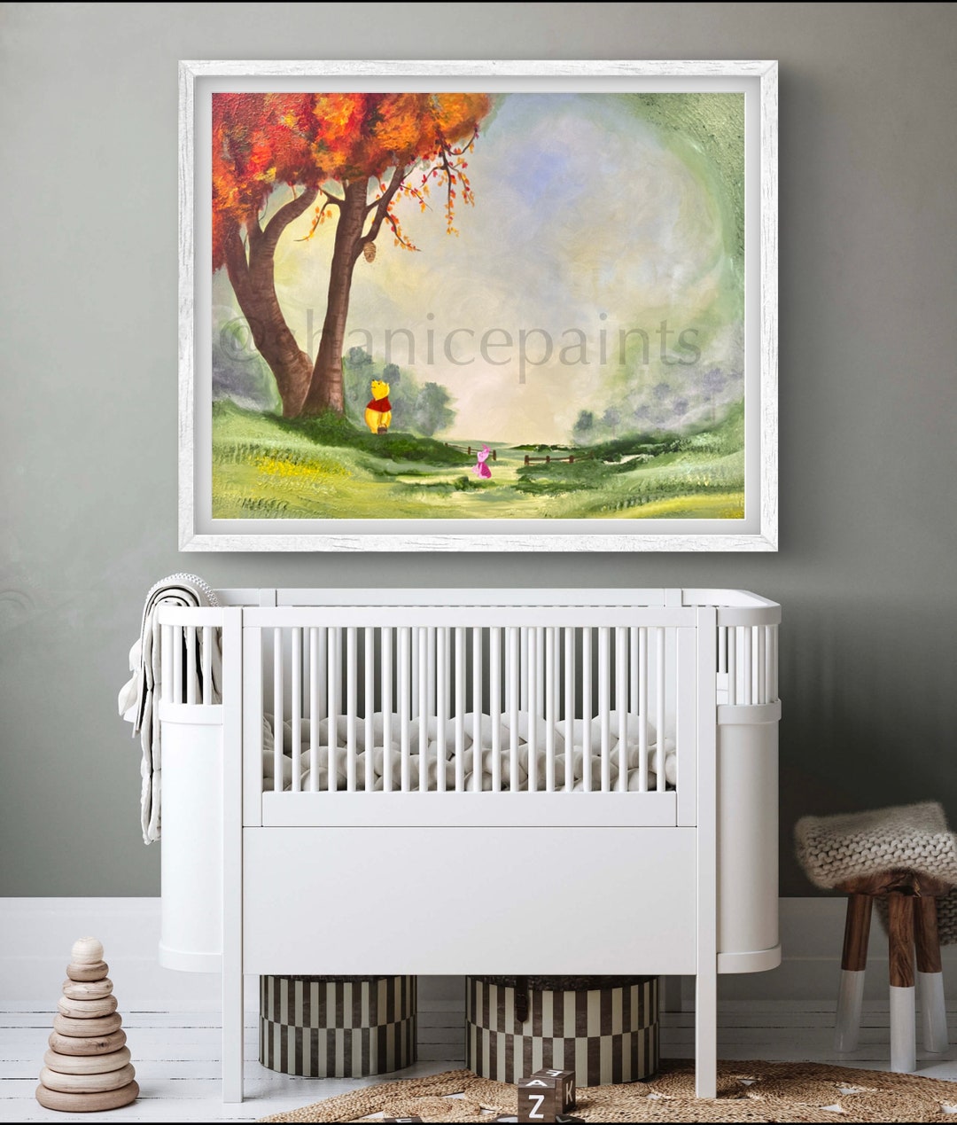 Winnie and Piglet-original Piece Winnie the Pooh - Etsy