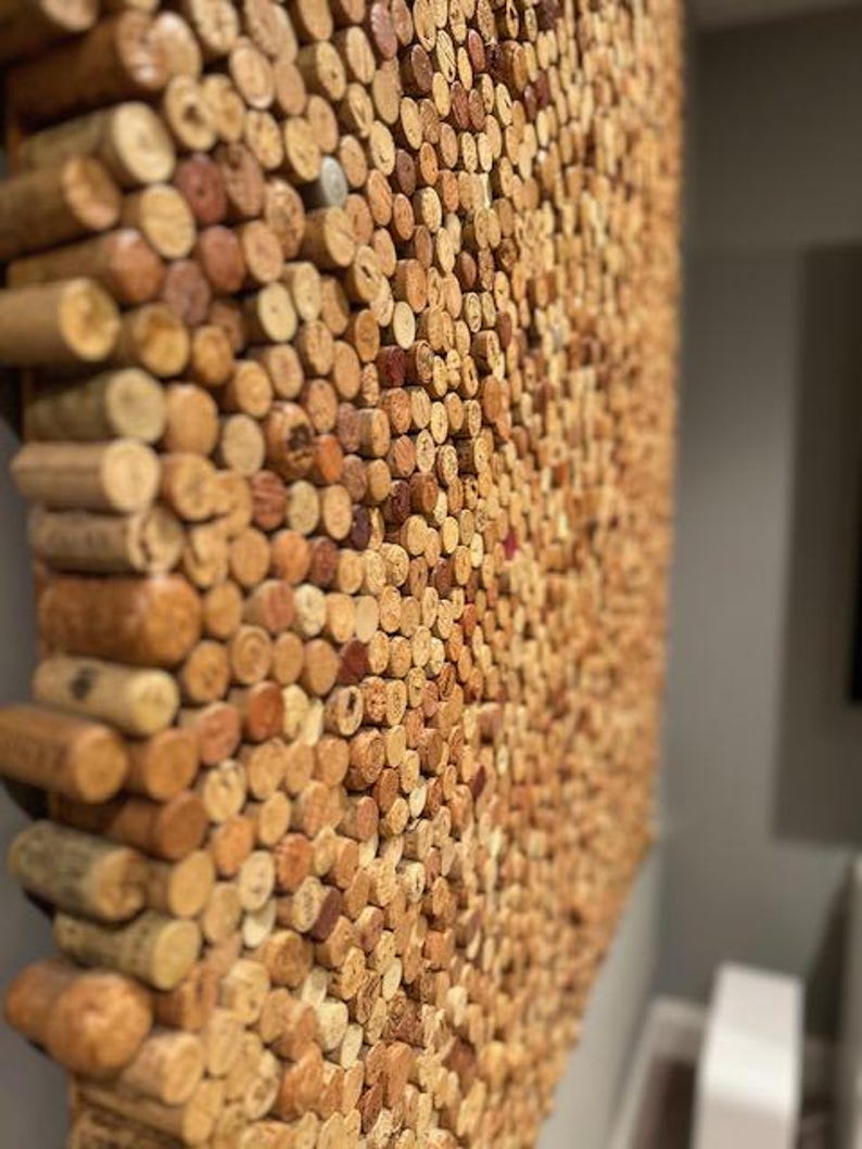 Oversized Original Cork Mosaic Wall Art - Etsy