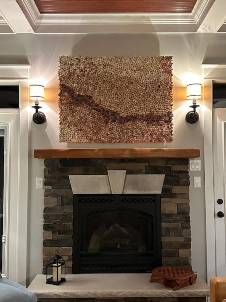 Original Cork Mosaic Wall Art - Etsy