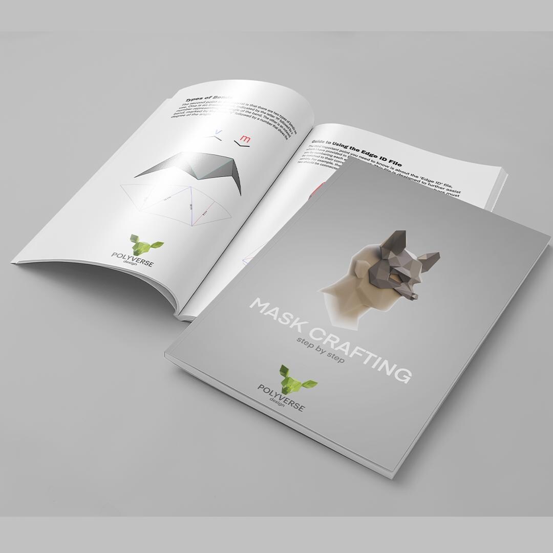 Polygon Human Face Mask, 3D Papercraft Mask Template, Low Poly Paper ...