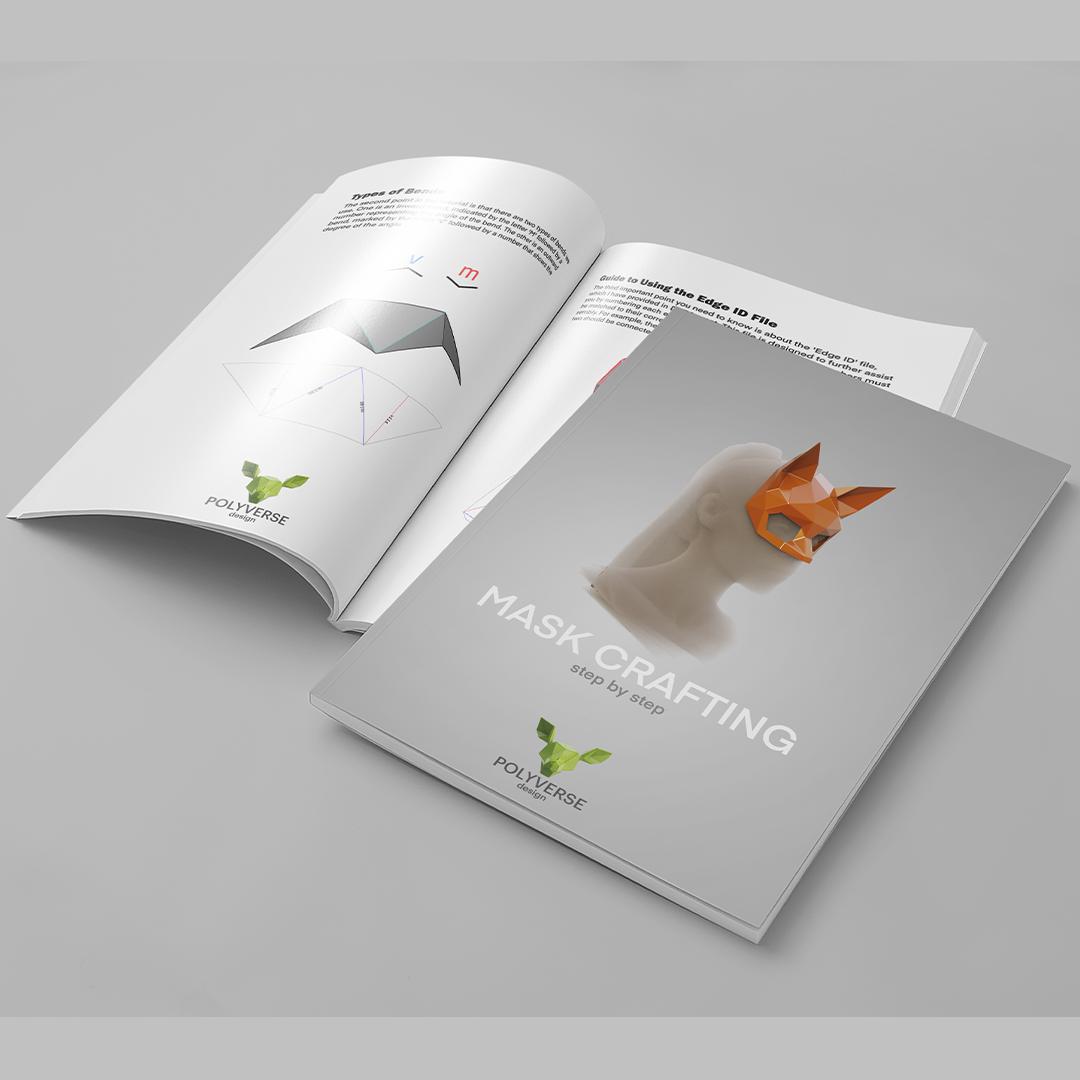 3D Geometric Fox Mask Papercraft Template PDF Download DIY Costume ...