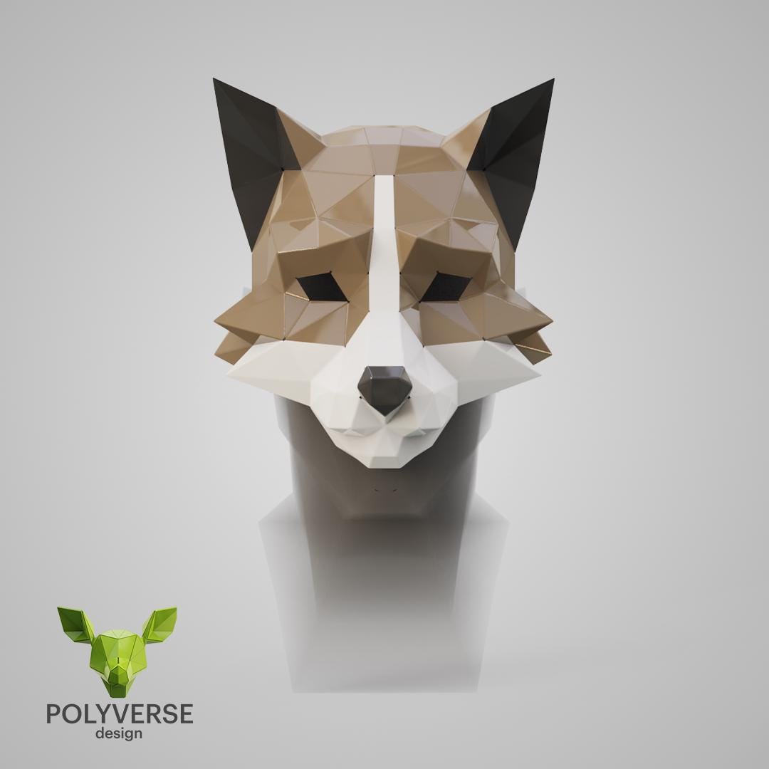 Wolf Mask, Animal Mask, PDF Download| DIY Paper Mask, Printable ...