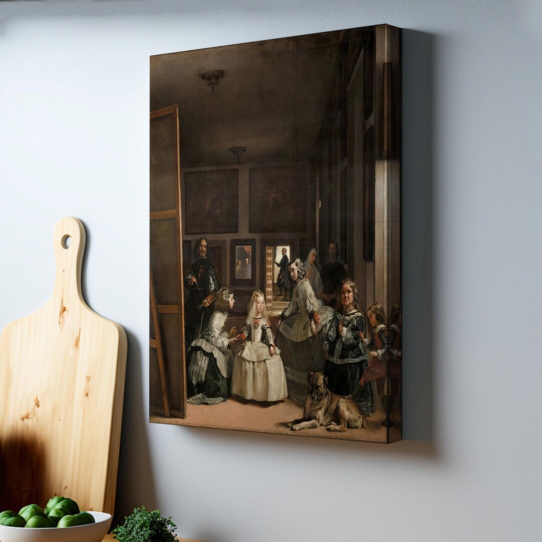 Las Meninas - Diego Velázquez Classic Art Canvas Painting, Canvas Room ...