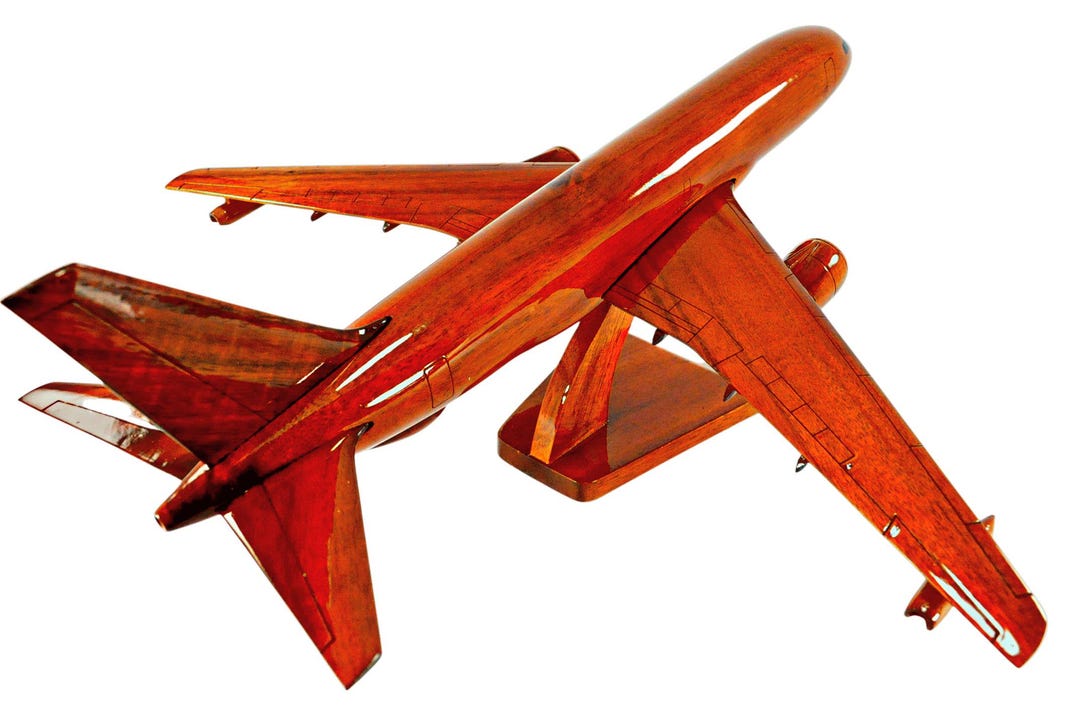 Handcrafted KC-46 Pegasus Wood Replica Airplane beautiful All-wood ...