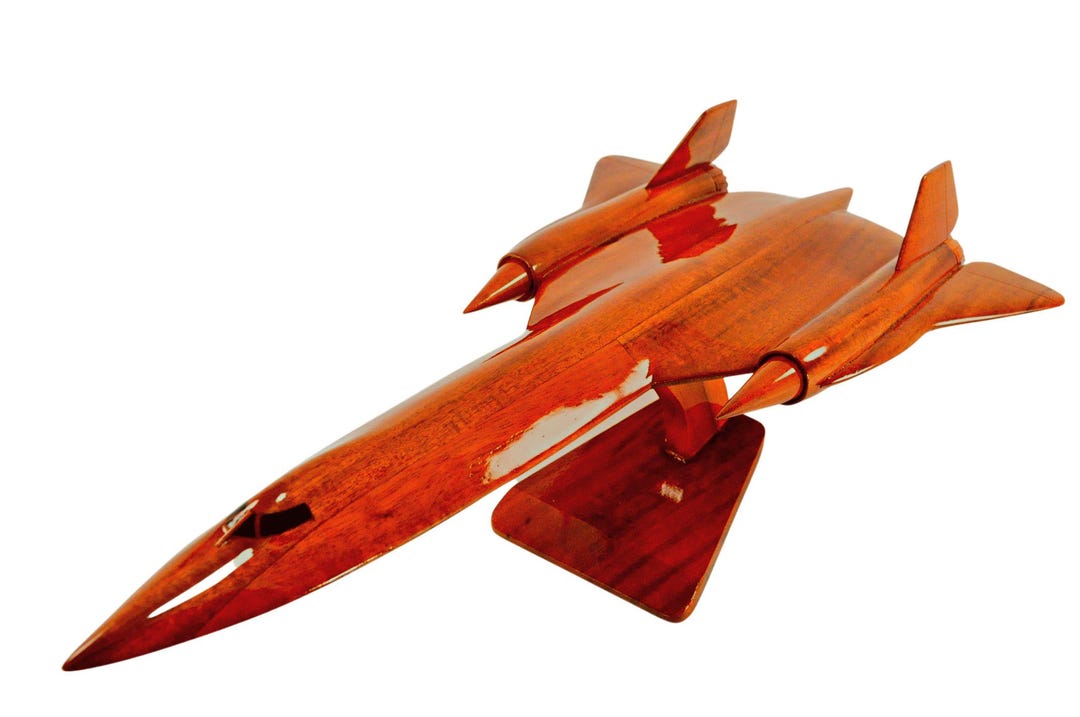 Handcrafted SR-71 Blackbird Wood Replica Airplane beautiful All-wood ...
