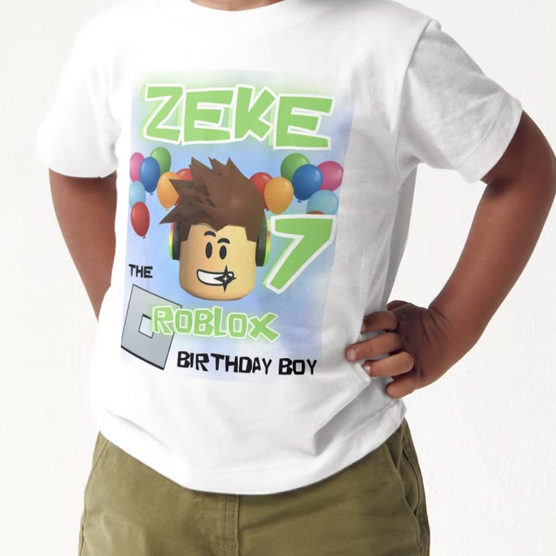 Roblox Blue Tshirt - Etsy