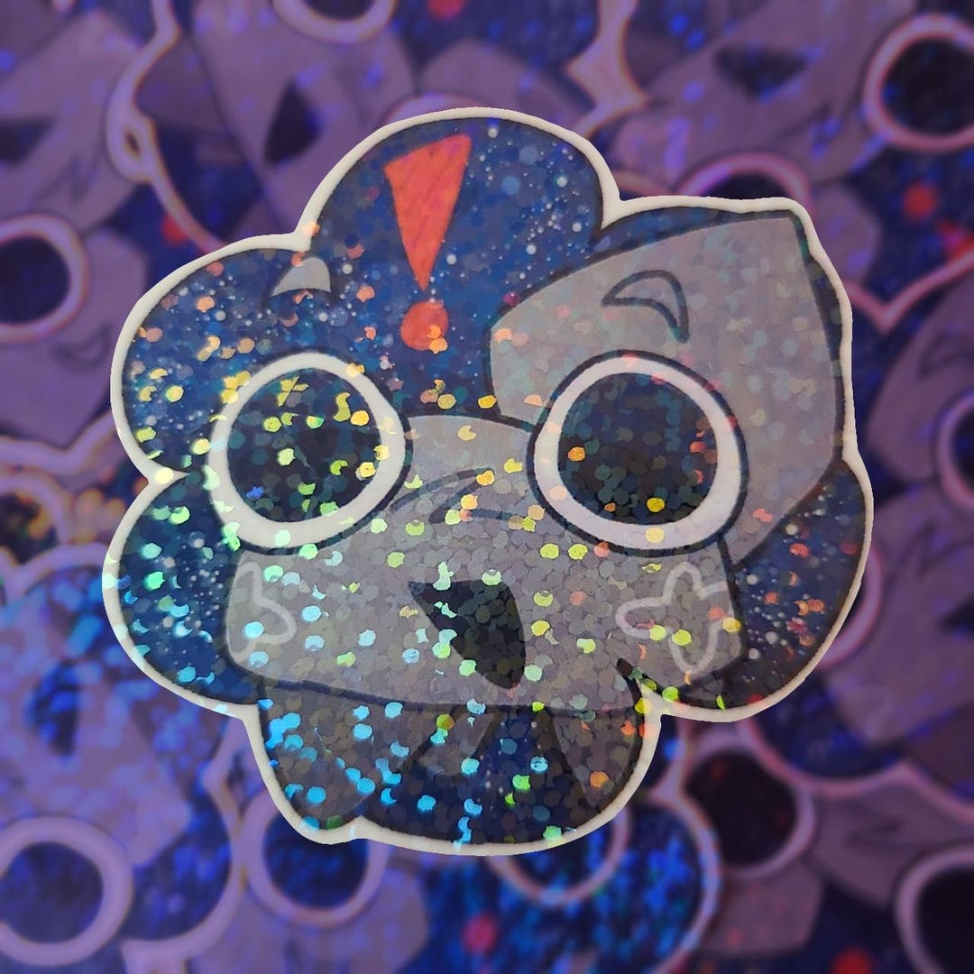 Pebble Dandysworld Flower Holo Sticker - Etsy