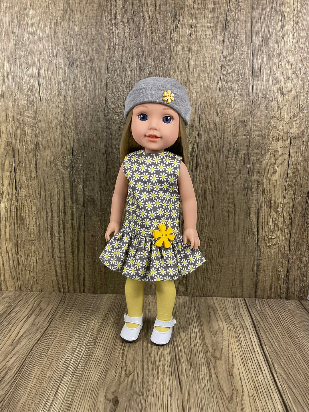 Fits Ruby Red Welliewishers Dolls Dress Hat Stockings Handmade - Etsy