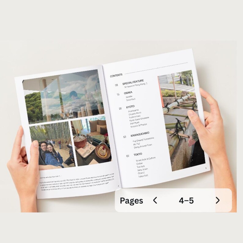 Digital Travel Magazine Template | Fully Editable in Canva ...
