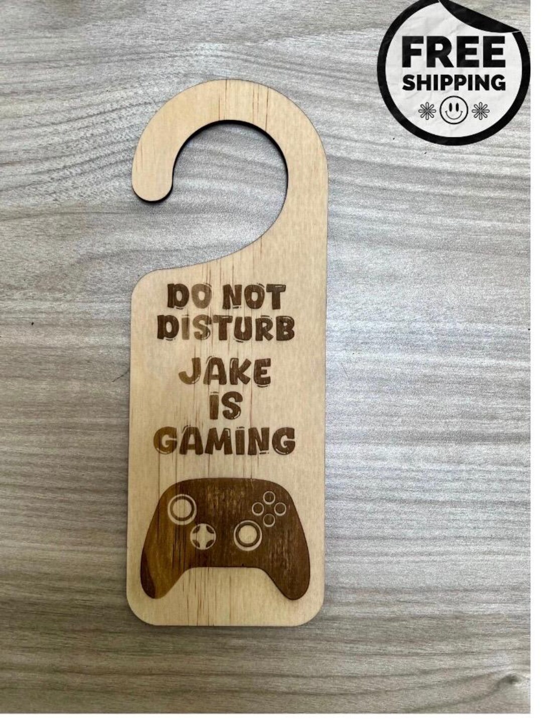 Customizable “do Not Disturb” Gaming Door Sign - Personalized Laser ...