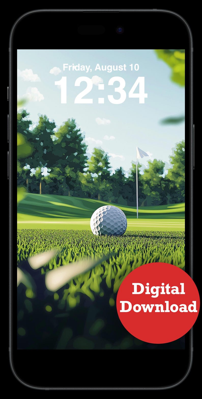 Golf Course iPhone Wallpaper – Premium Golf Background (digital ...