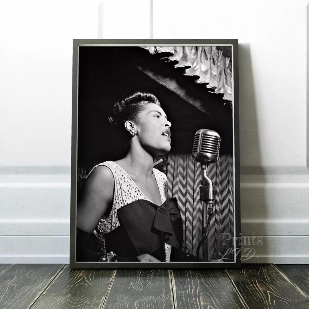 Billie Holiday 1947 Premium Art Print | Wall Art Poster Print | Iconic ...