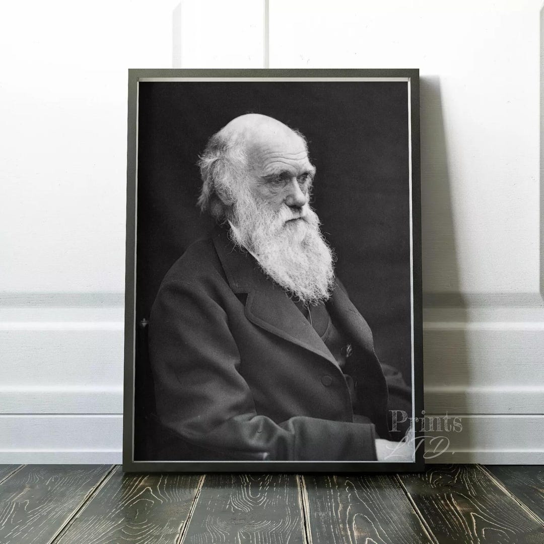 Charles Darwin Premium Art Print Wall Art Poster Print Iconic Posters ...