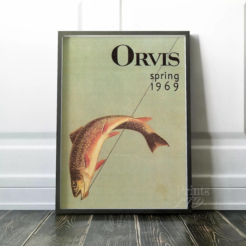 Vintage Fish Poster - Etsy