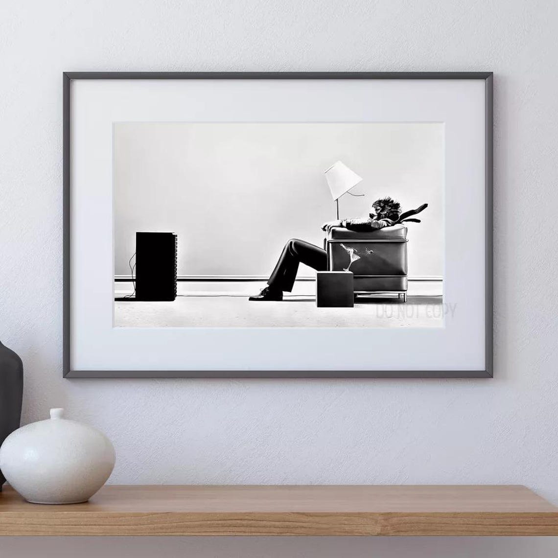 Blown Away Guy | Maxell Ad 1979 by Steve Steigman | Wall Art Poster ...