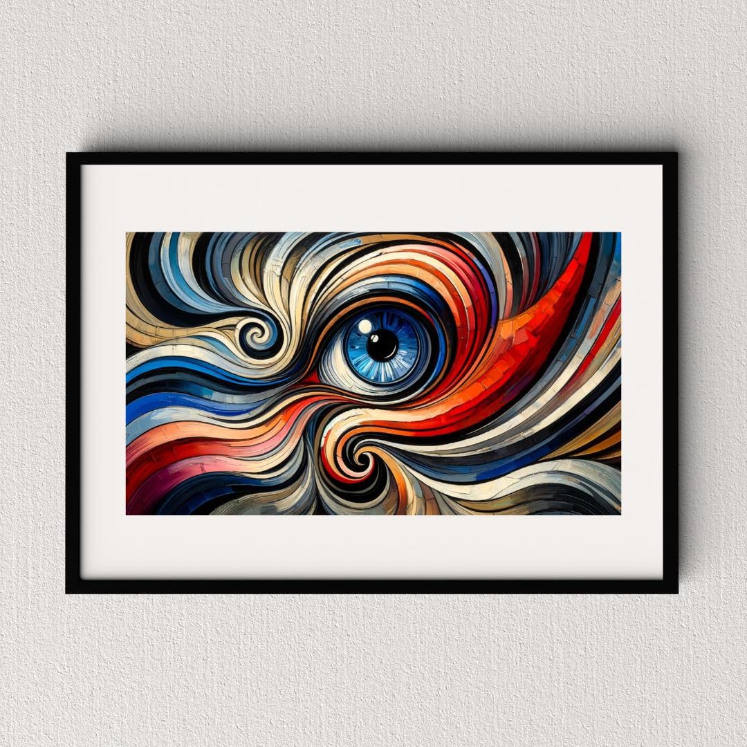 Third Eye Abstract Digital Download Print Painting Spiritual Home Decor ...