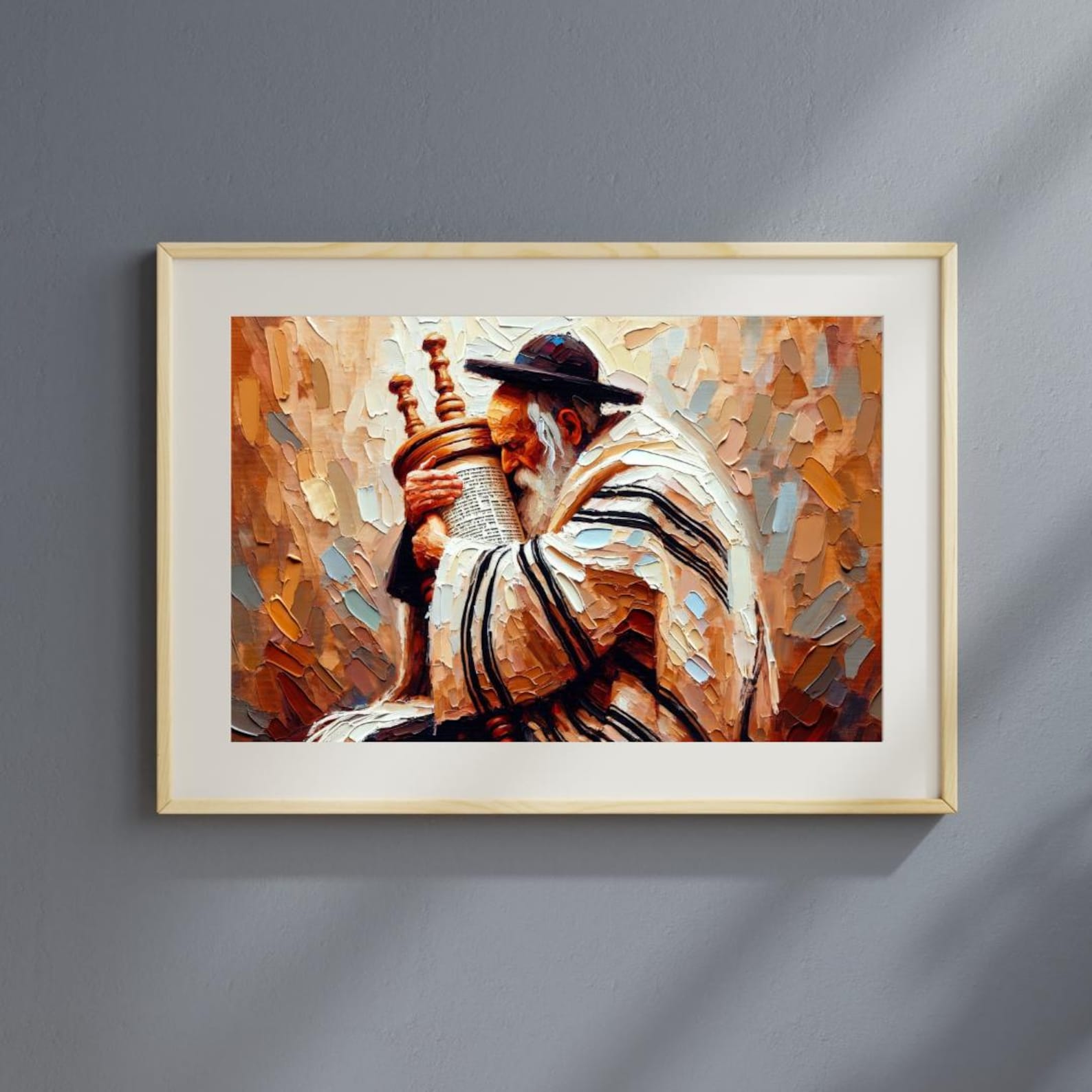 Jewish Man Abstract Art Jewish Digital Downlod Prints Judaica Gifts ...