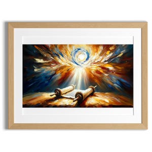 Circle of Torah Abstract Painting Digital Download Visionary Art Print ...