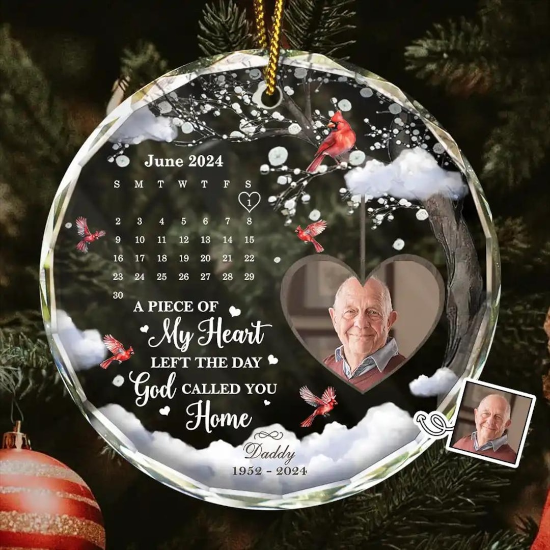 Personalized Memorial Photo Calendar 'the Day God Called You Home ...