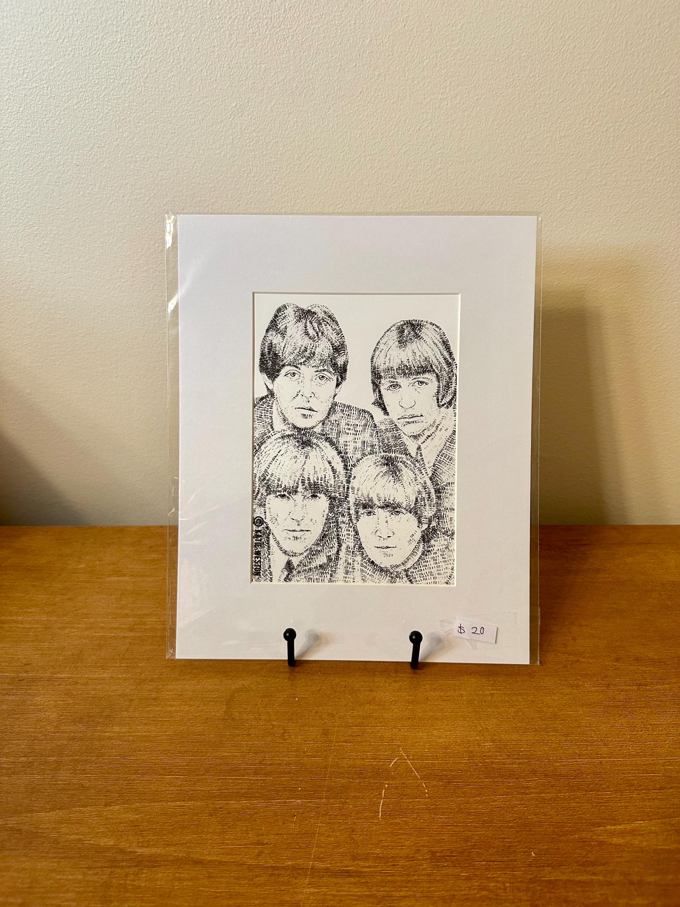 Beatles Date Stamp Print - Etsy