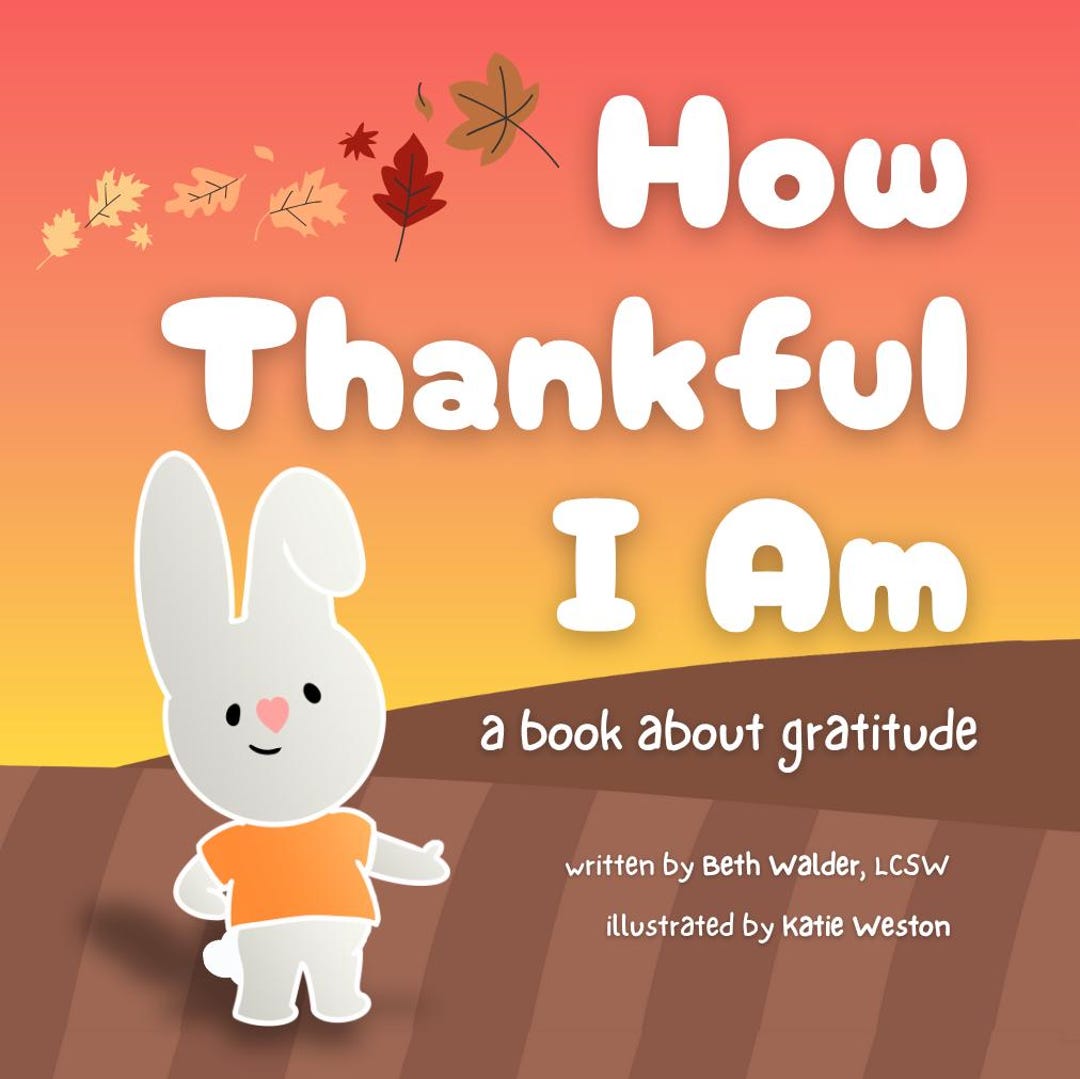 How Thankful I Am: a Book About Gratitude - Etsy