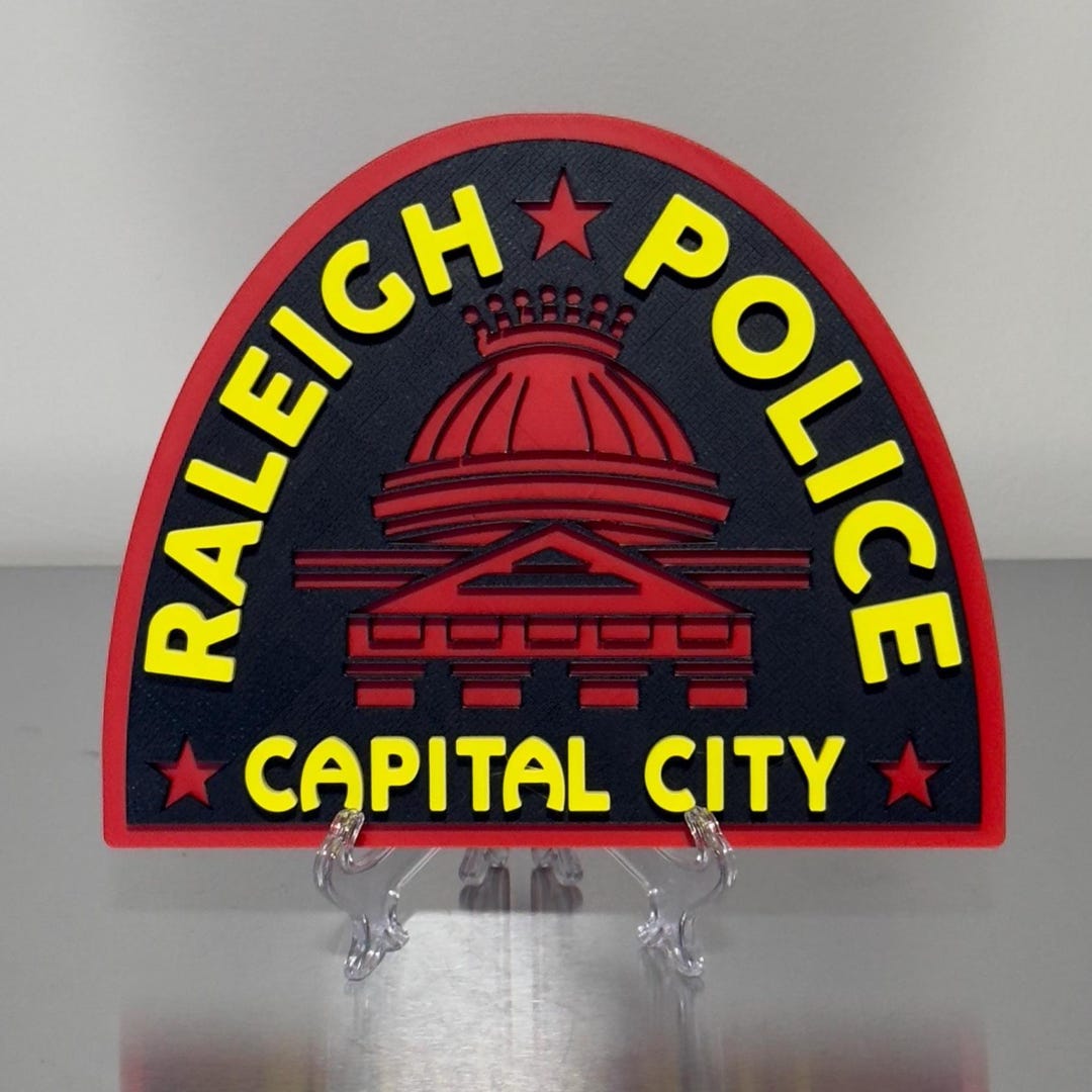 Raleigh NC Police 3D Plaque First Responder Wall Art Display Plaque - Etsy