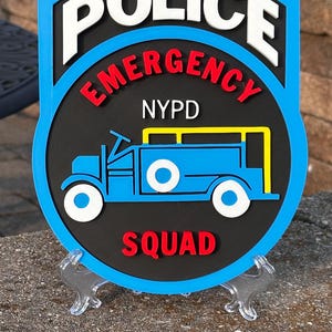 NYPD ESU SOD Plaque: 3D Police - Wall or Shelf Display - Etsy